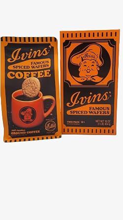 Amazon.com : IVINS FAMOUS SPICED WAFERS AND IVINS 100% ARABICA COFFEE ...