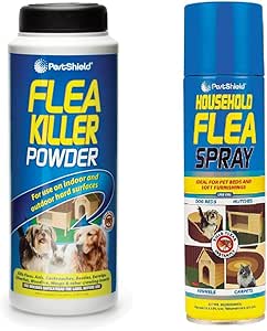 2 Pack Includes Flea Killer Powder + Aerosol Flea Killer Spray Animal ...