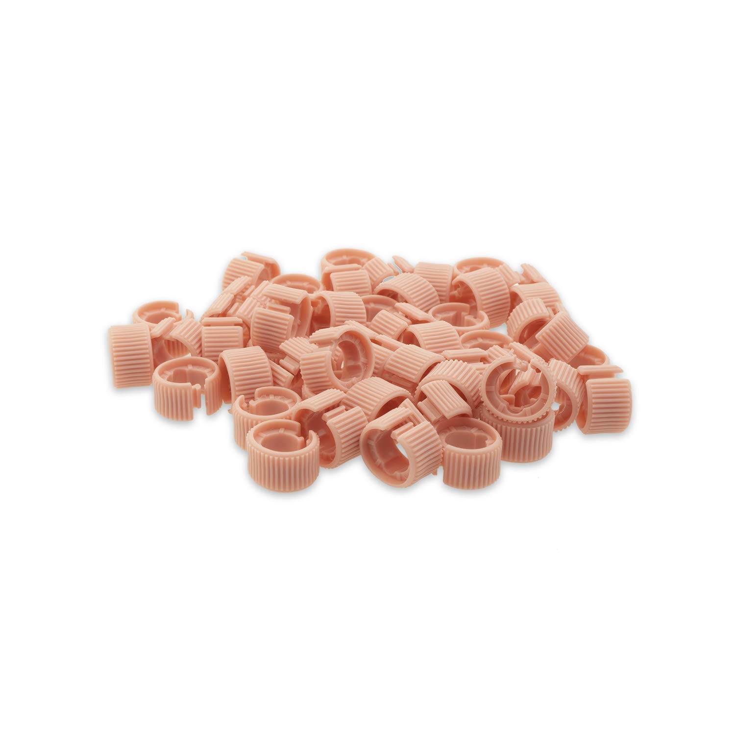 Snapklik.com : LINKUP - Cat7 30AWG Cable Identifier Coloured Rings - Pink