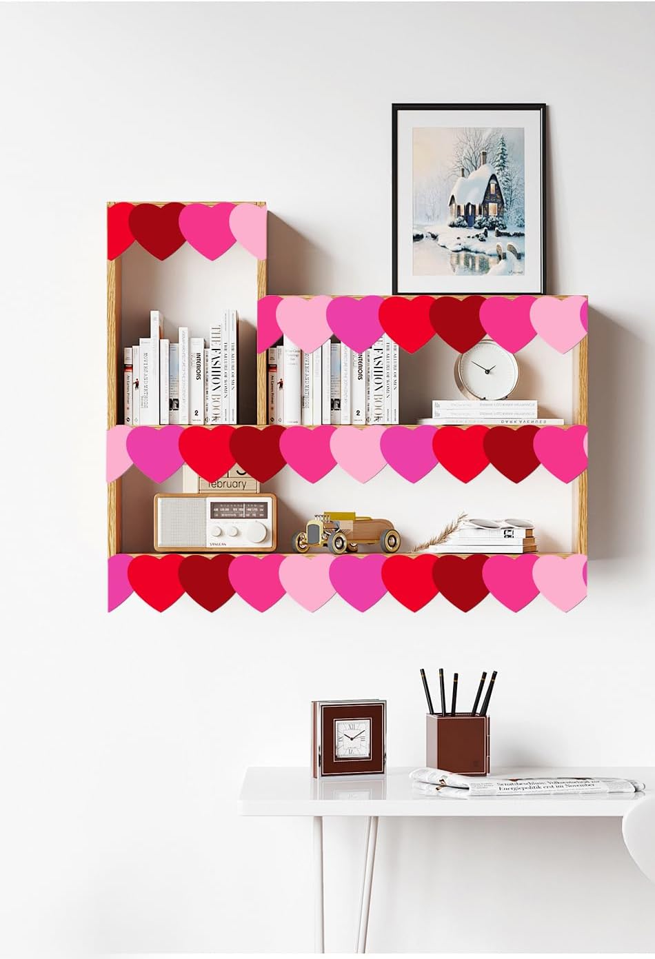 Decoración de tablero de anuncios de corazón para el día de San ...