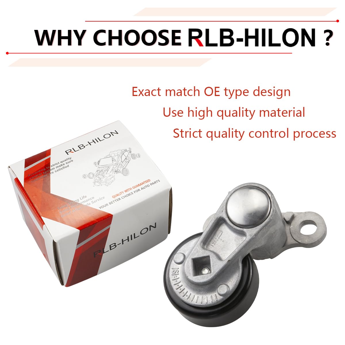 RLB-HILON Tensor de correa compatible con Chevy Silverado Buick ...