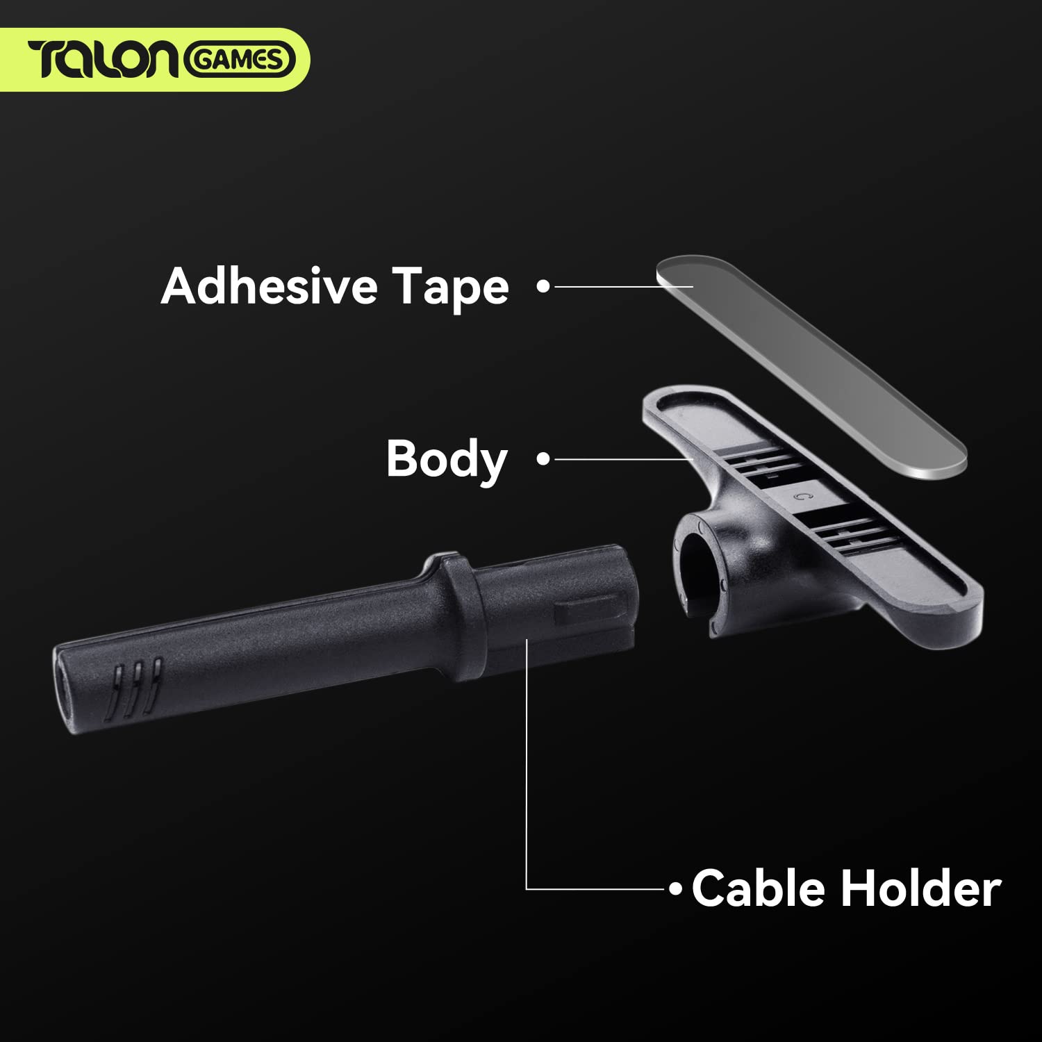 Snapklik.com : TALONGAMES Mini Bungee PC Gaming Mouse Cable Cord Management System,Super Compact ...