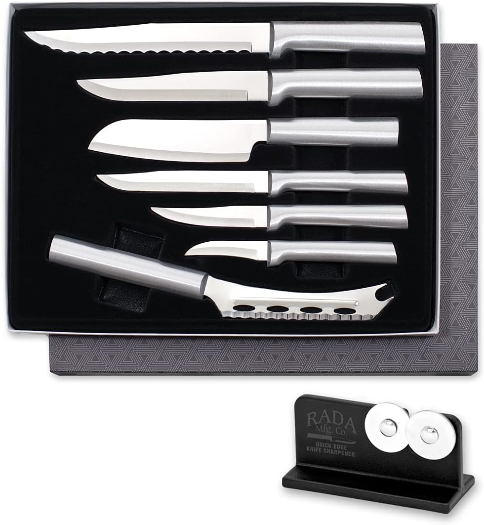 Amazon.com: Rada Cutlery S38 7-pc Starter Gift Set + R119 Knife ...