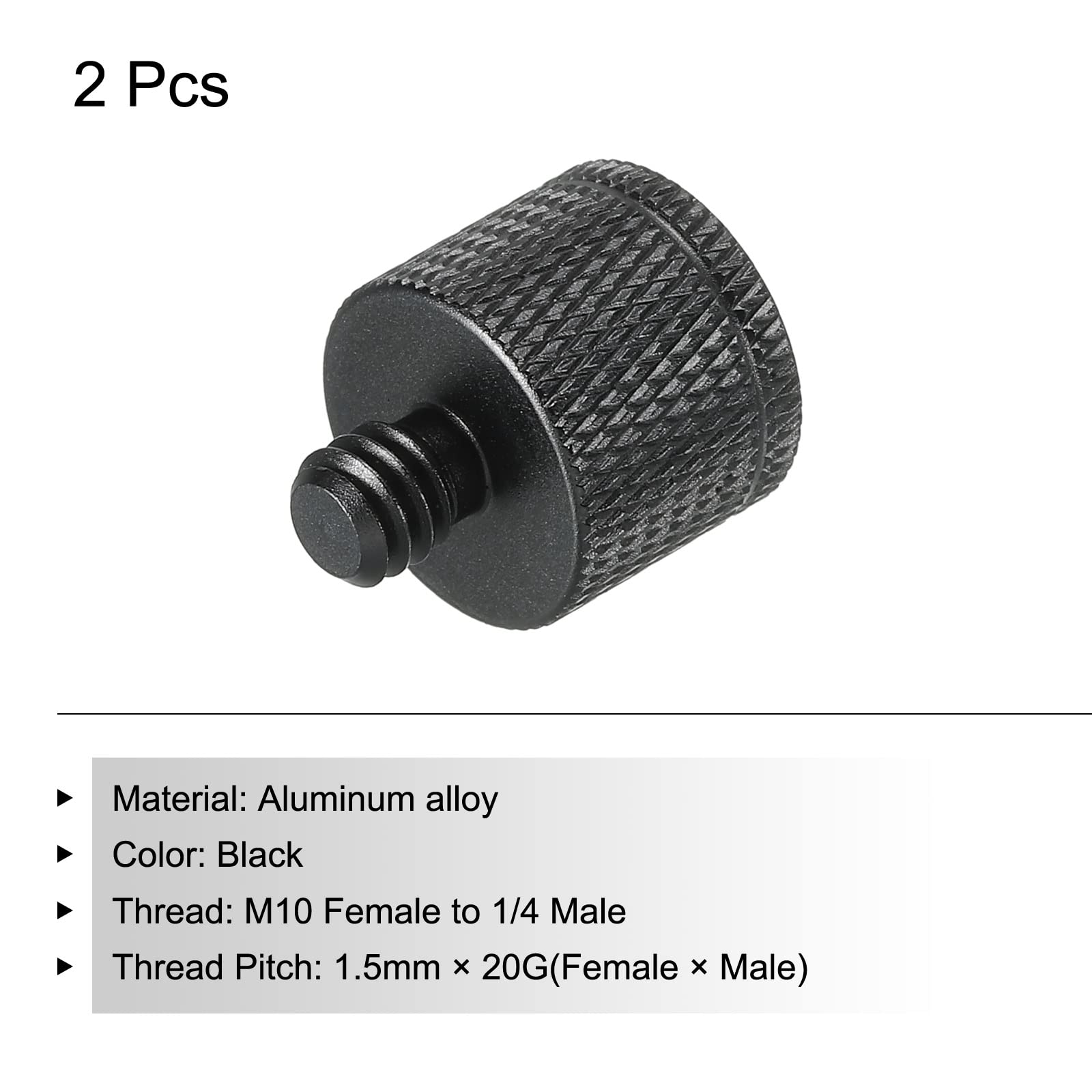 Snapklik.com : Mic Stand Adapter M10 Female To 1/4 Male Camera Screw ...