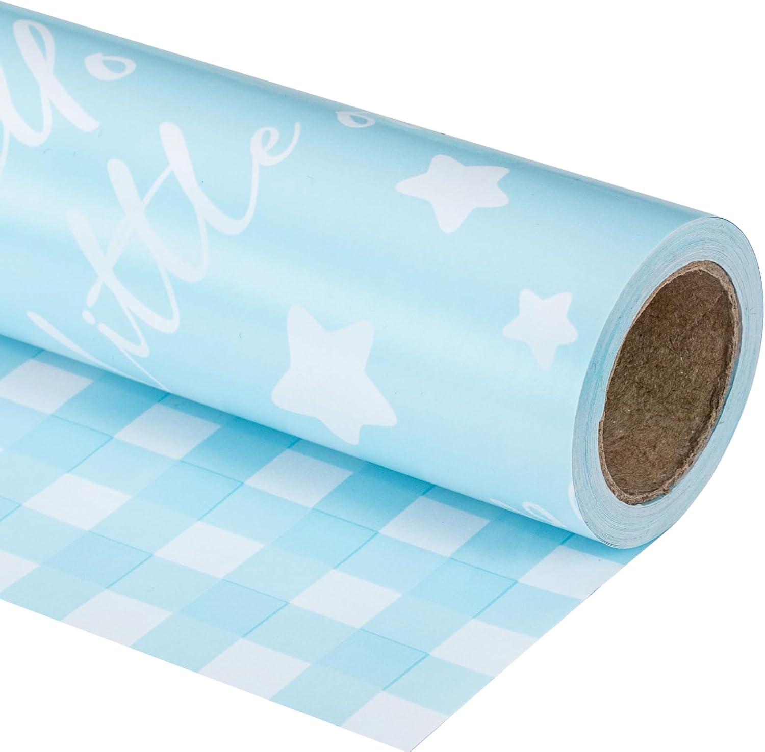 Amazon.com: RUSPEPA Reversible Wrapping Paper Roll - Mini Roll - Baby ...