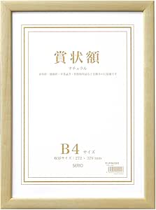 Amazon.com - セキセイ SEKISEI SRO-1086SRO-1086-00 Serio Wooden Award Frame, Natural, B4, Wood