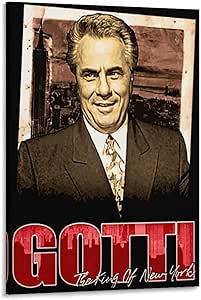 Amazon.com: EMERZE John Gotti Wall Art Print Canvas Posters ...
