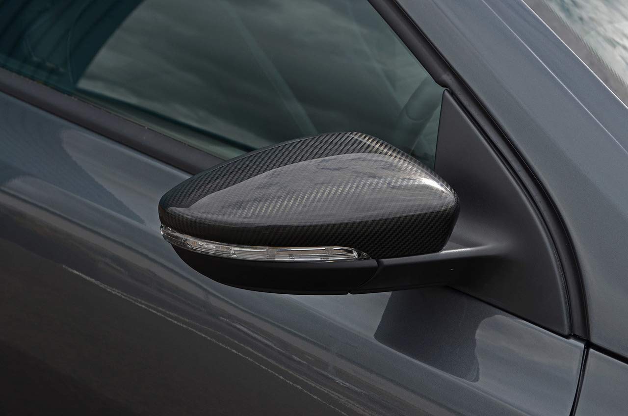 Carbon Fibre Wing Mirror Trim Set Covers To Fit Scirocco (2008 ...
