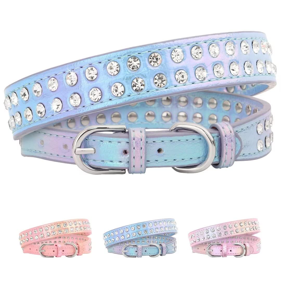 Amazon.com : Beirui Bling Rhinestone Dog Collar with Studded Diamonds ...