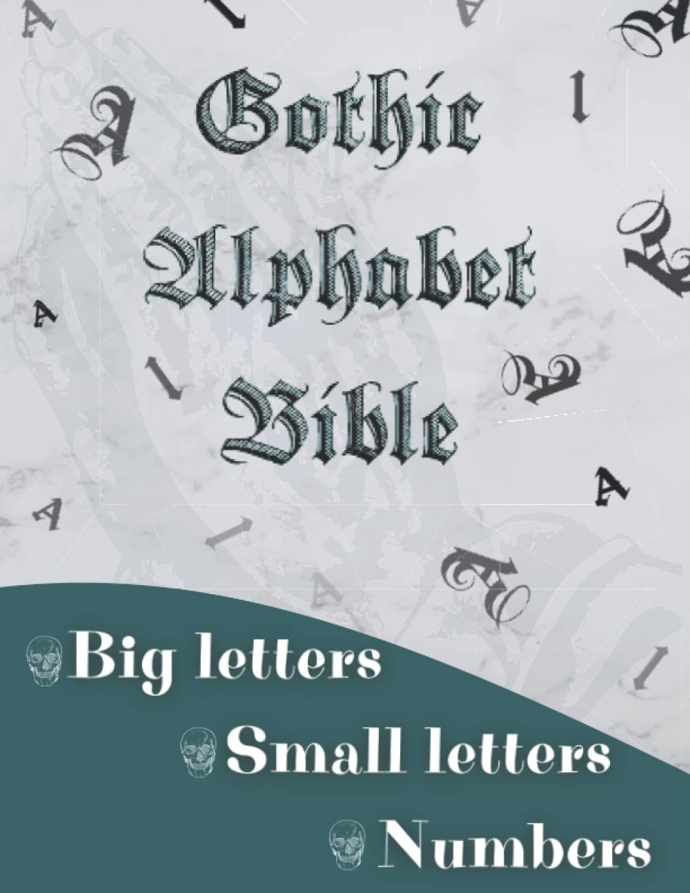 Gothic Alphabet Bible Big Letters Small Letters Numbers Old English ...