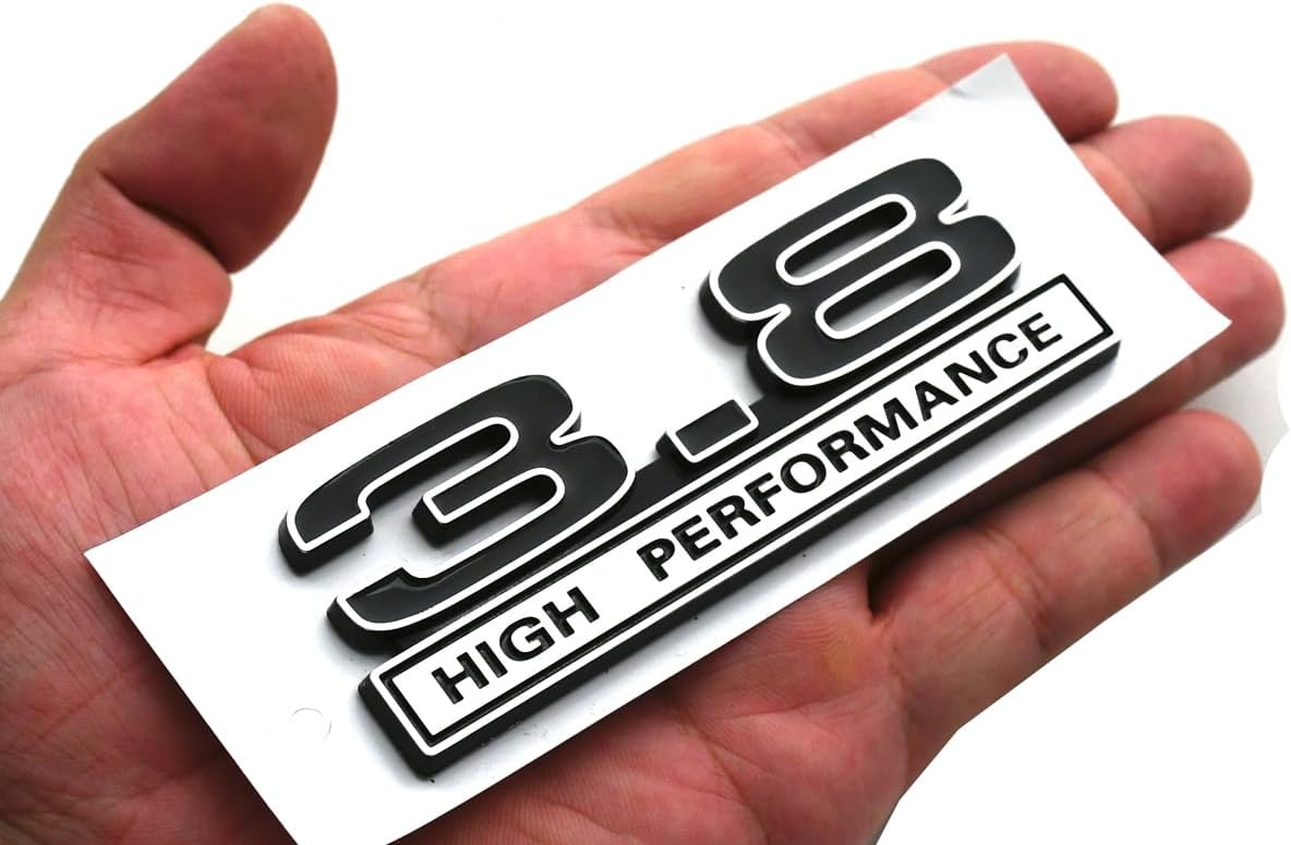 Amazon.com: 1pc 3.8 3.8L High Performance Badge V6 Engine Emblems Badge ...