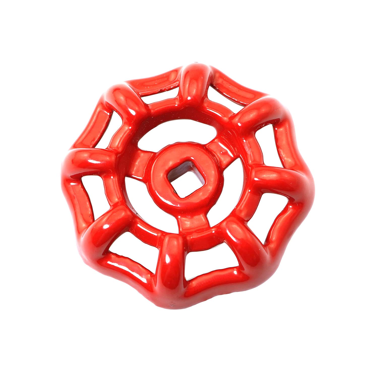 PZRT Cast Steel Outside Faucet Round Wheel Handle Hose Bib Handle Water ...