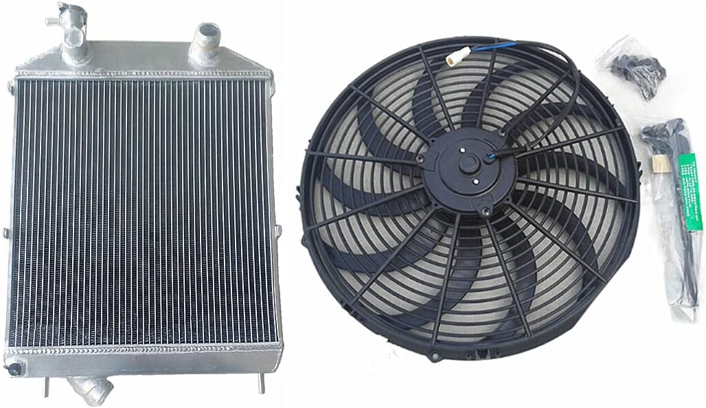 Amazon.com: 3 Rows Full Aluminum Radiator + 16" Fan Compatible With ...