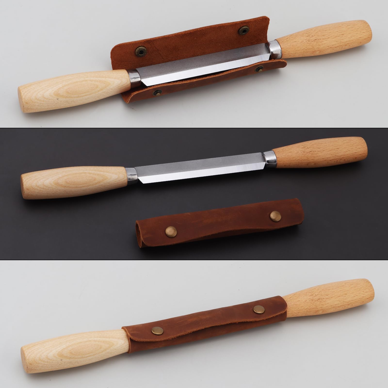 Snapklik.com : Omninmo Draw Knife Wood Caving Tool, Woodworking ...