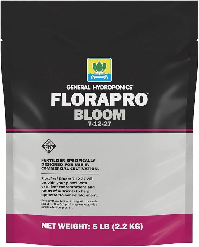 Amazon.com : General Hydroponics FloraPro Bloom 7-12-27, Nutrient for ...