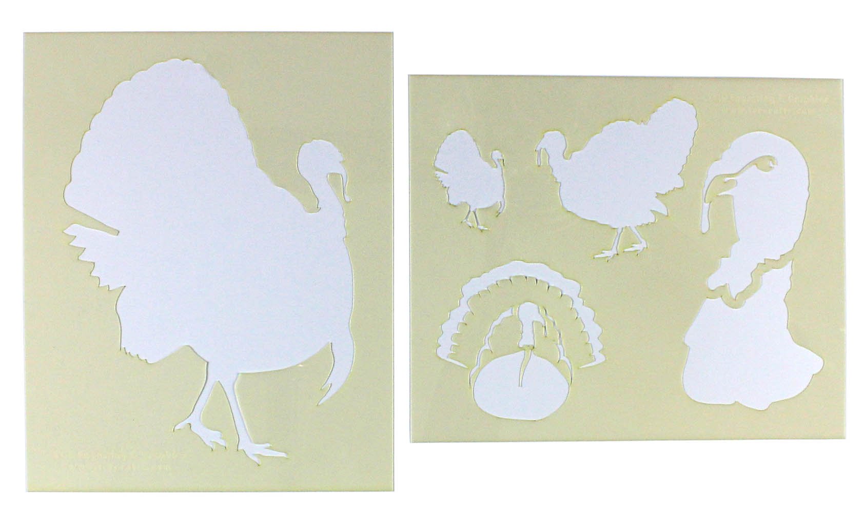Turkey Body Stencils