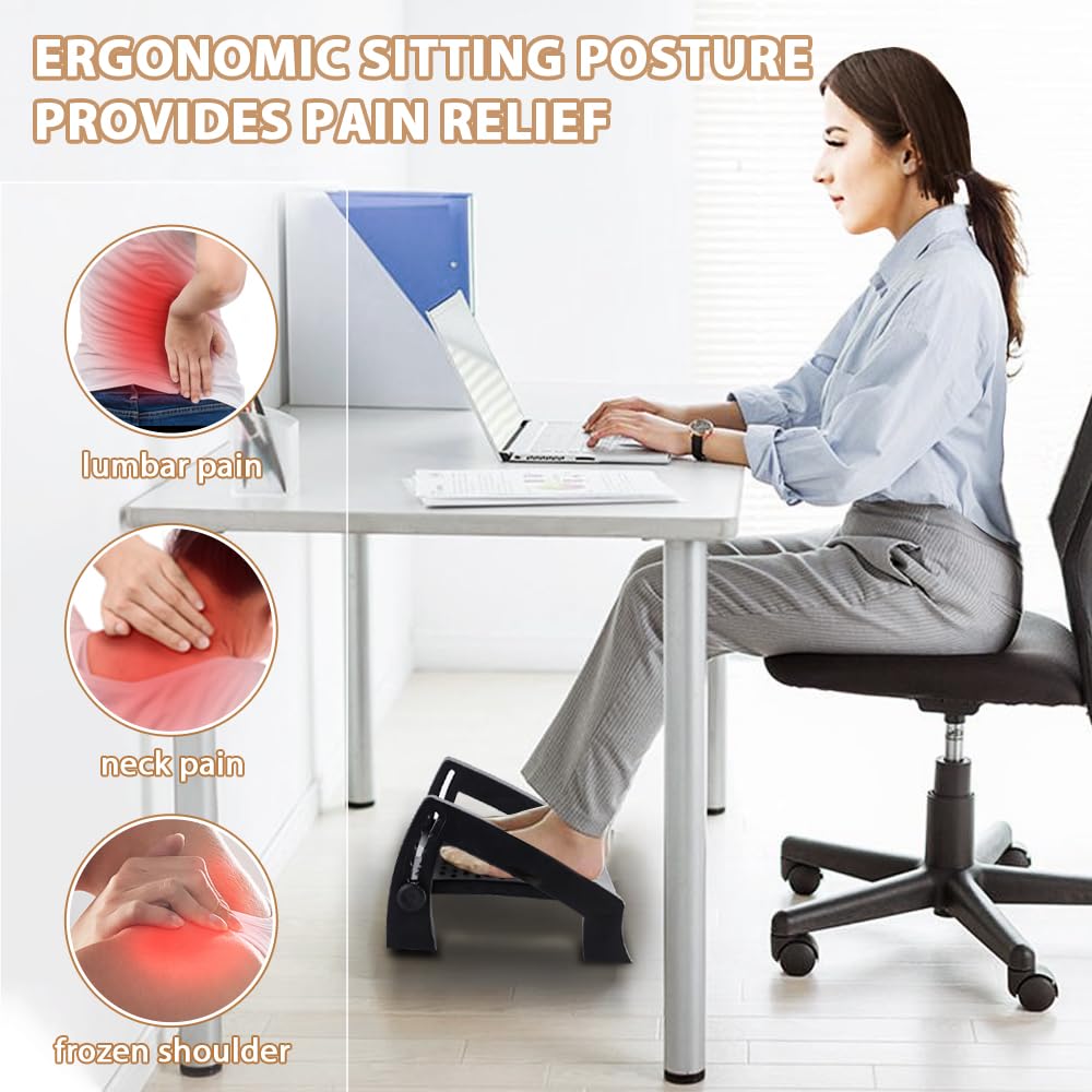 Snapklik.com : CasaZenith Foot Rest, Six Heights Adjustable Foot Rest ...