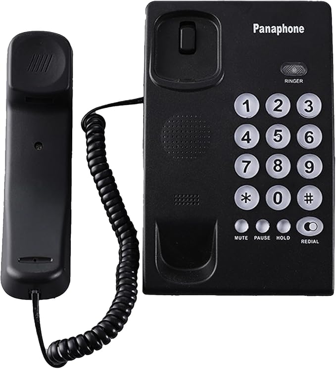Telephone Line with Desktop Cord Telephone Quick Redial Wall Mountable ...
