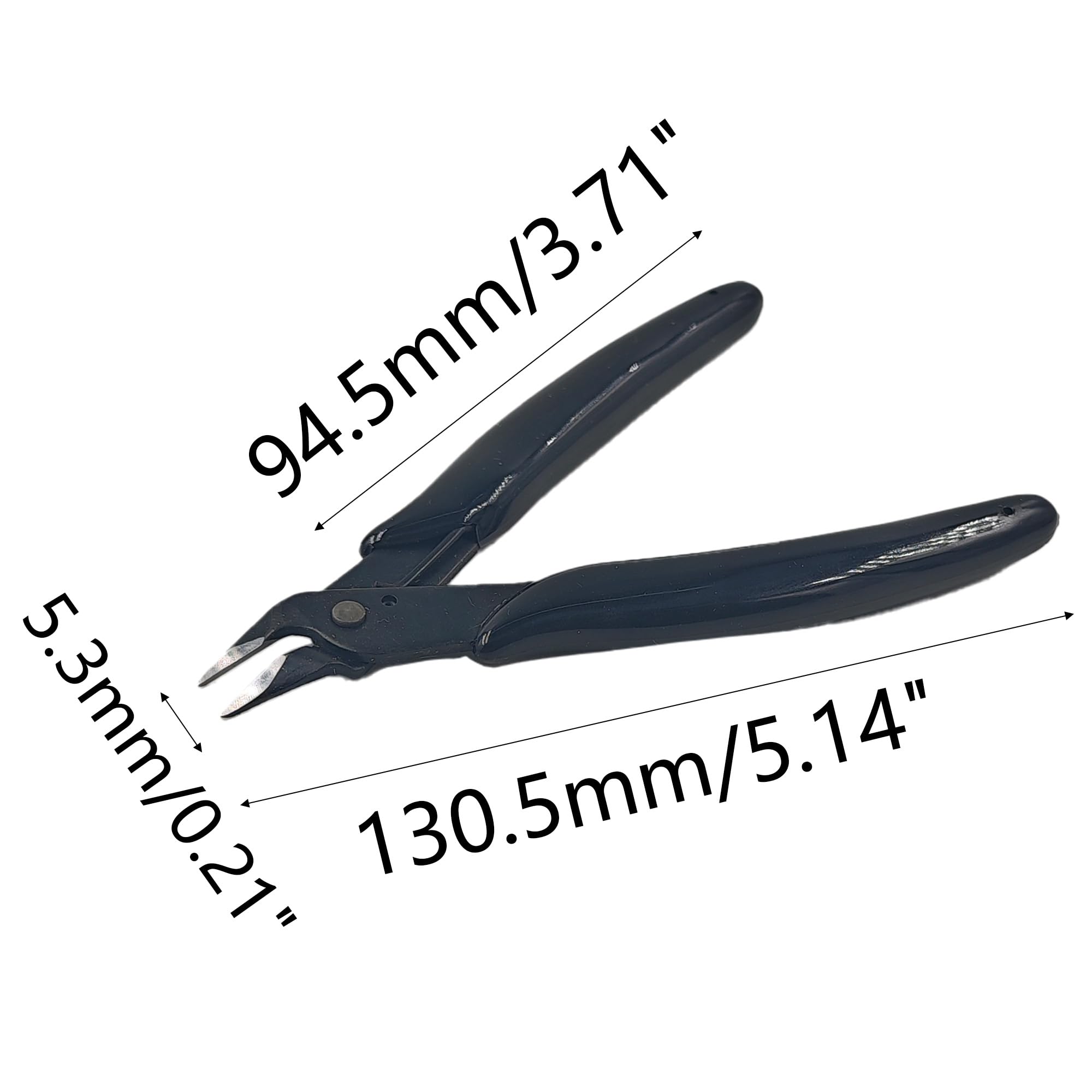 Snapklik.com : PDETVEO 3PCS 5 Inch Micro Flush Cut Pliers, Wire Snips ...