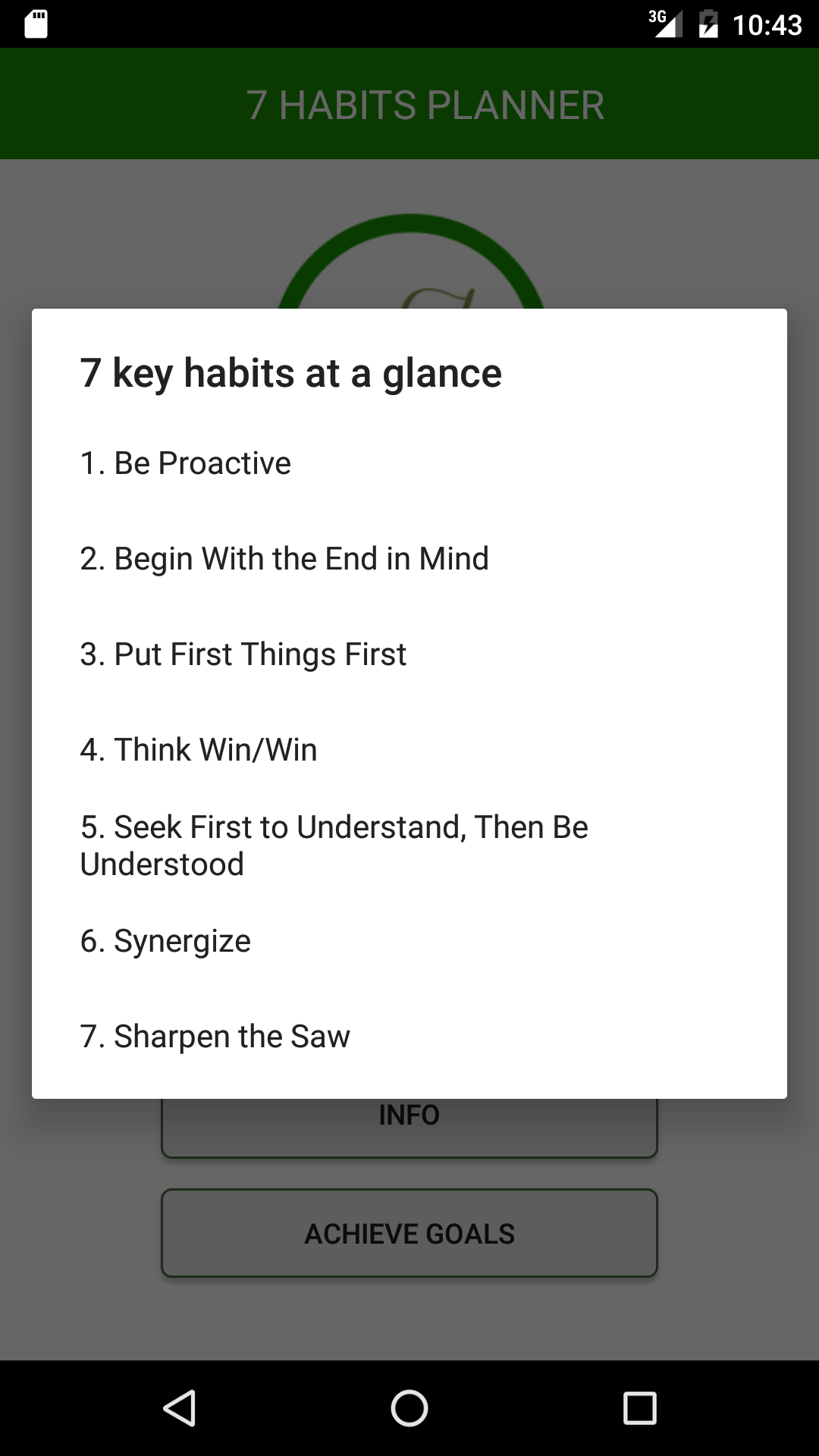 7 Habits Planner App - App on the Amazon Appstore