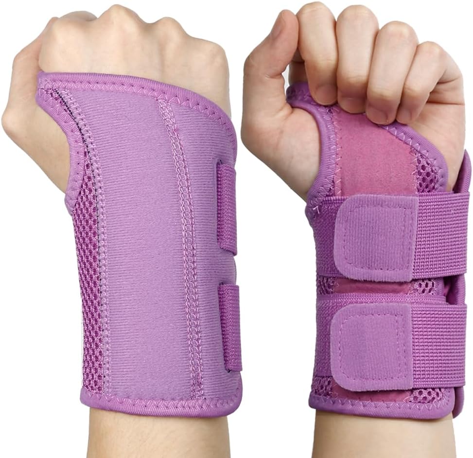 NuCamper Wrist Brace Carpal Tunnel Right Left Hand for Men Women, Night ...