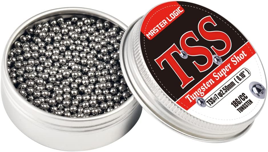 Amazon.com : MASTER LOGIC Tungsten Super Shot TSS #7-0.10", Lead-Free ...