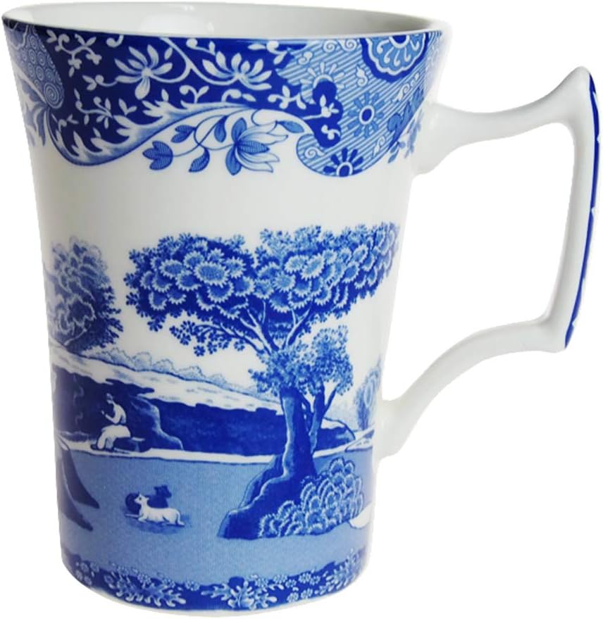 Amazon.com | Spode (Spode) Mugs Blue 280cc Blue Italian bli5123: Coffee ...