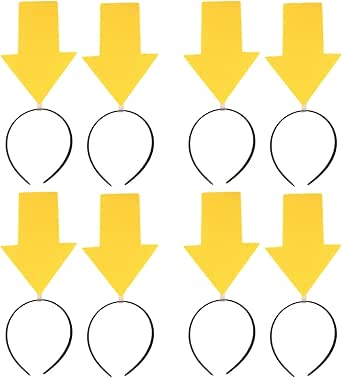 Amazon.com: Homoyoyo Funny Headband Arrow Hairband, 8Pcs Hoops Cupid ...