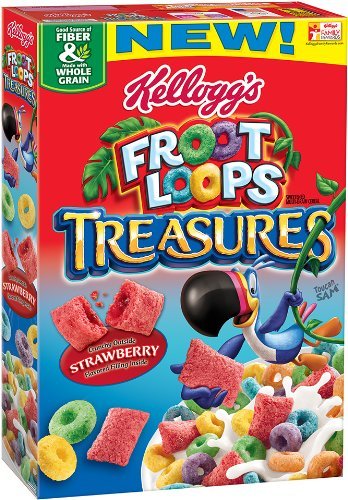 Amazon.com: Kellogg's, Froot Loops, Treasures, 10.5oz Box (Pack of 4 ...
