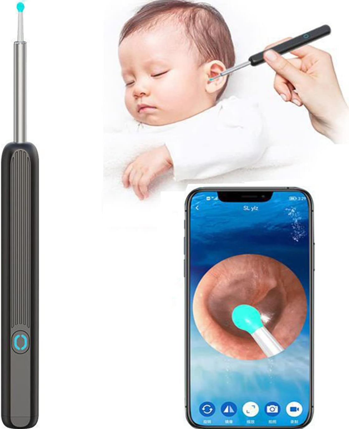 Amazon.com: Ear Wax Removal, Visible Ear Wax Removal Tool with 1080P ...