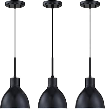 Dolaimy House 3 Pack 1 Light Industrial Hanging Indoor Kitchen Island ...