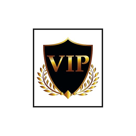 Anne Print Solutions® VIP Sticker & Keep Distance Stickers for Car with ...