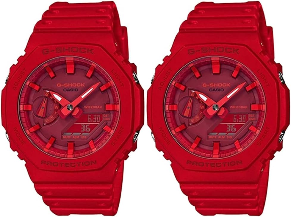 Casio G-Shock GA-2100-4AGA-2100-4A Waterproof Pair Watch, Men's, Women ...