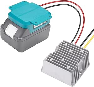 Amazon.com: DC 18V to 12V Step Down Converter Adapter for Makita Li-ion Battery 180W DIY Adapter ...