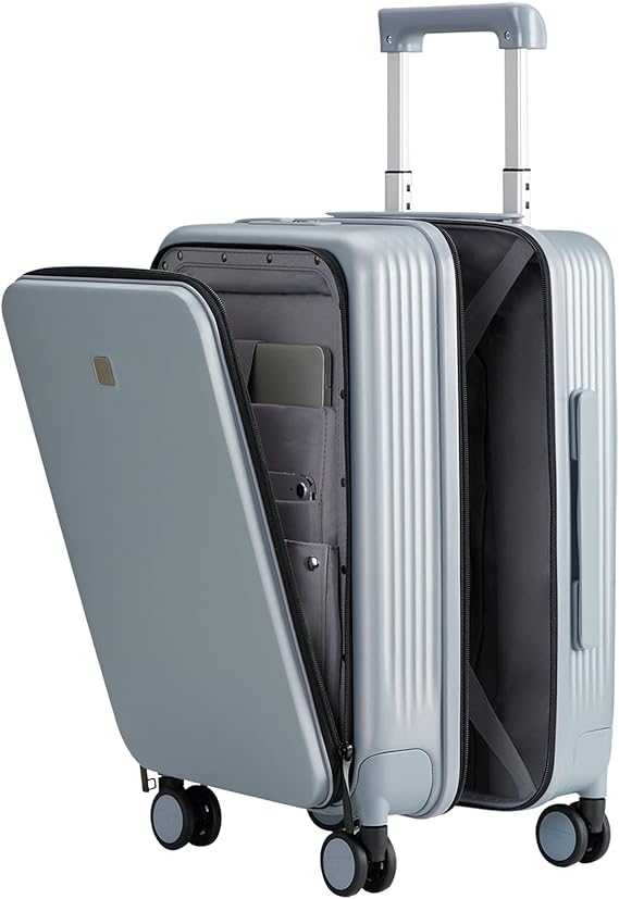 Amazon.com | Hanke 20 Inch Carry On Suitcase PC Hard Case Luggage ...