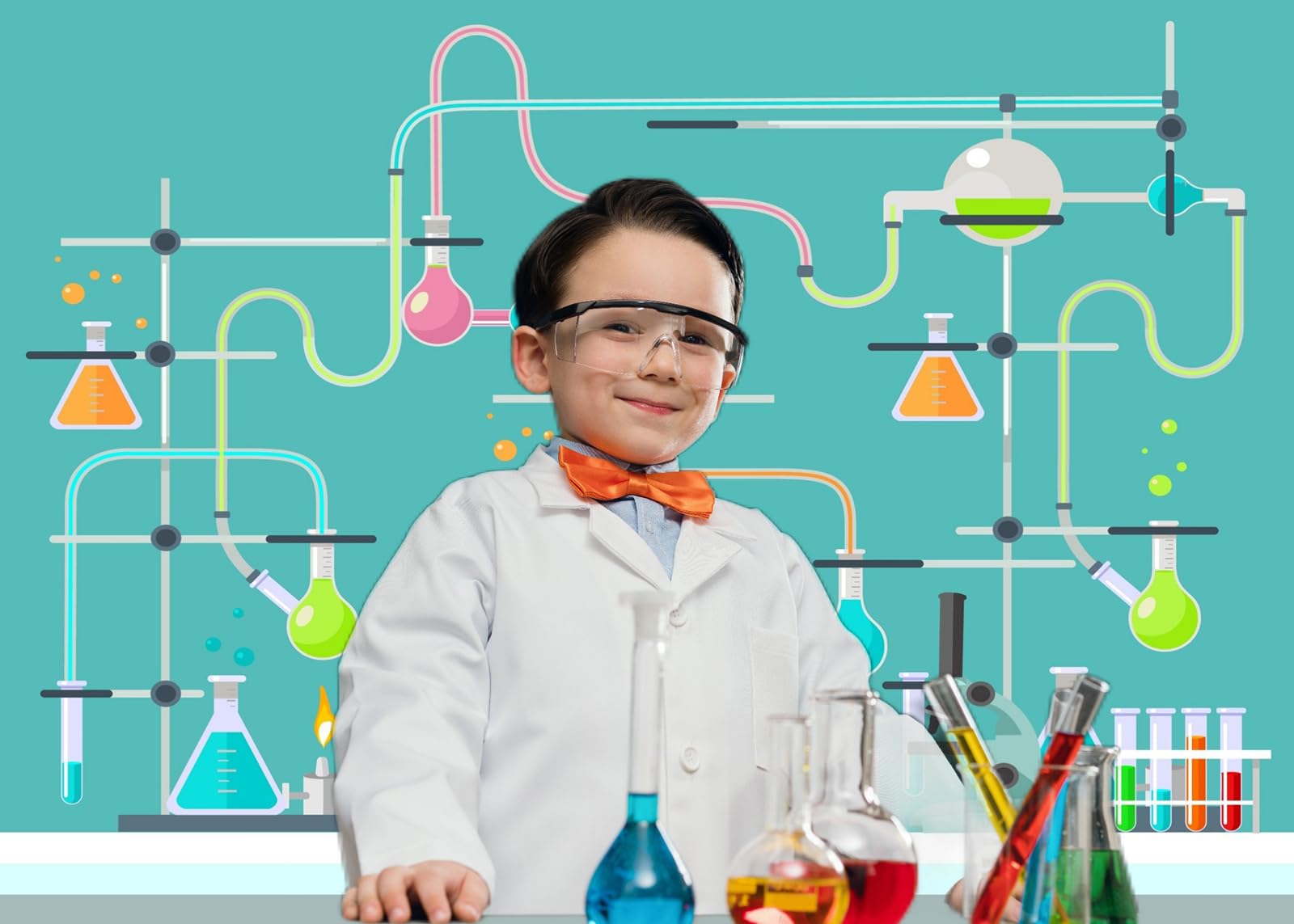 Snapklik.com : 8x6ft Fabric Chemical Lab Backdrop Blackboard Chemical ...