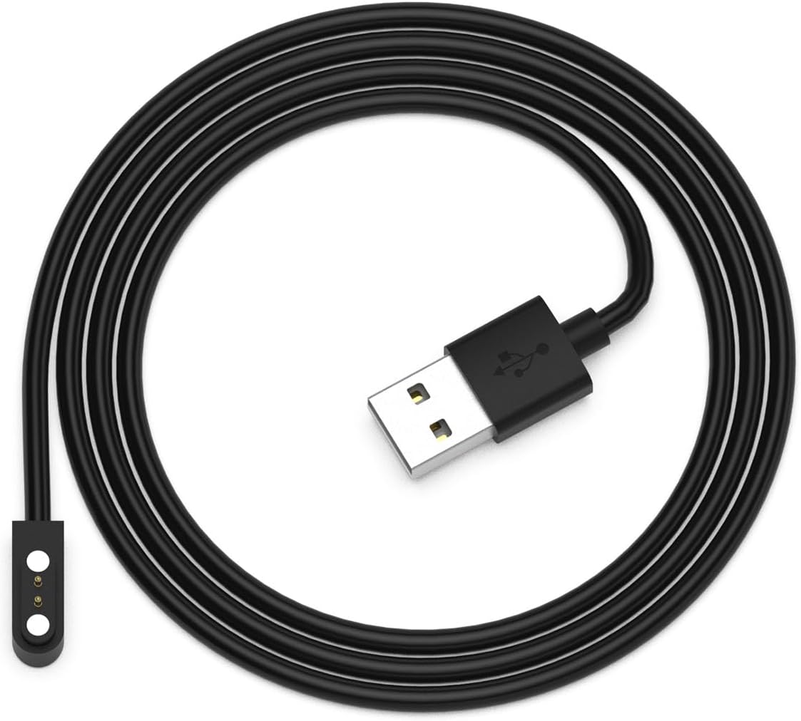 Mixyaceh Smart Watch Charger Magnetic 2 Pin 2.84mm for VeryFitPro SKG ...