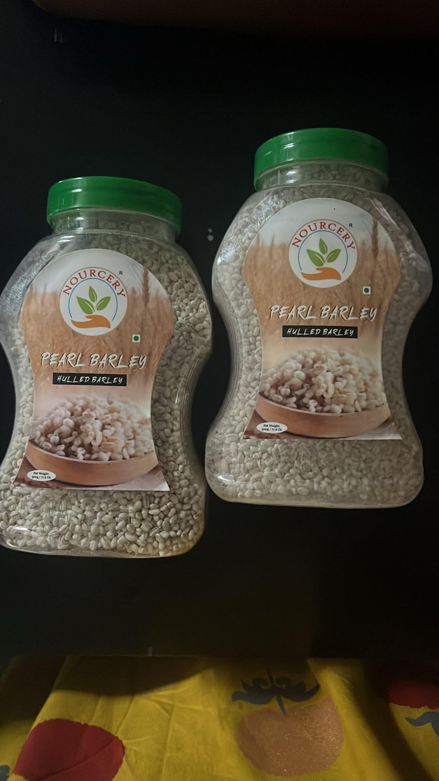 Nourcery Pearl Barley-1kg | Hulled Whole Barlay | High Fiber Jau | Low ...