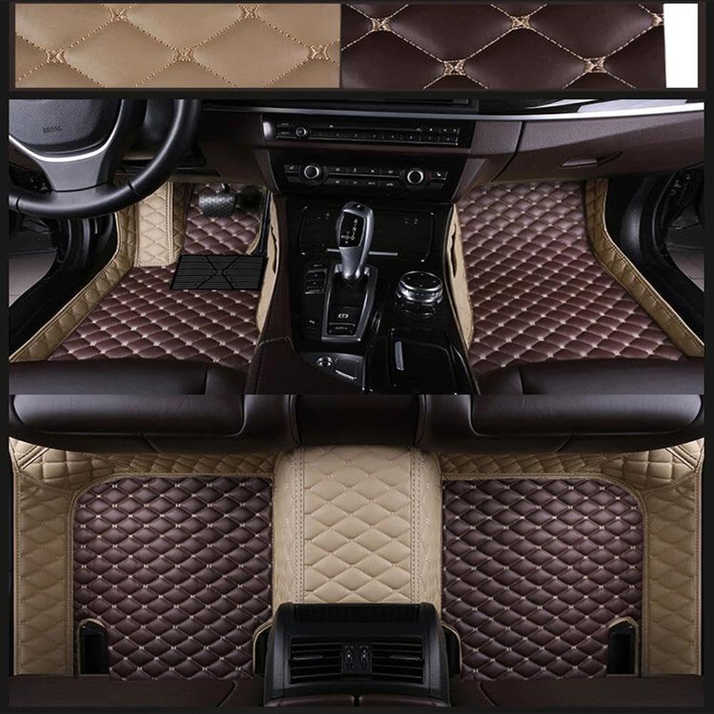 Amazon.com: HLMATSM Custom Luxury Leather Car Floor Mats Upgrade Your ...