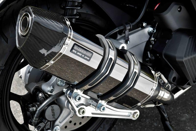 Amazon | ビームス(Beams) CORSA-EVOⅡ SMB(スーパーメタルブラック) 政府認証 PCX160 2023~8BK ...