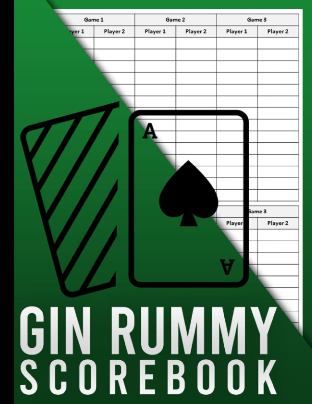 Gin Rummy Score Book: Gin Rummy Score Sheets, Gin Rummy Scorebook, Gin ...