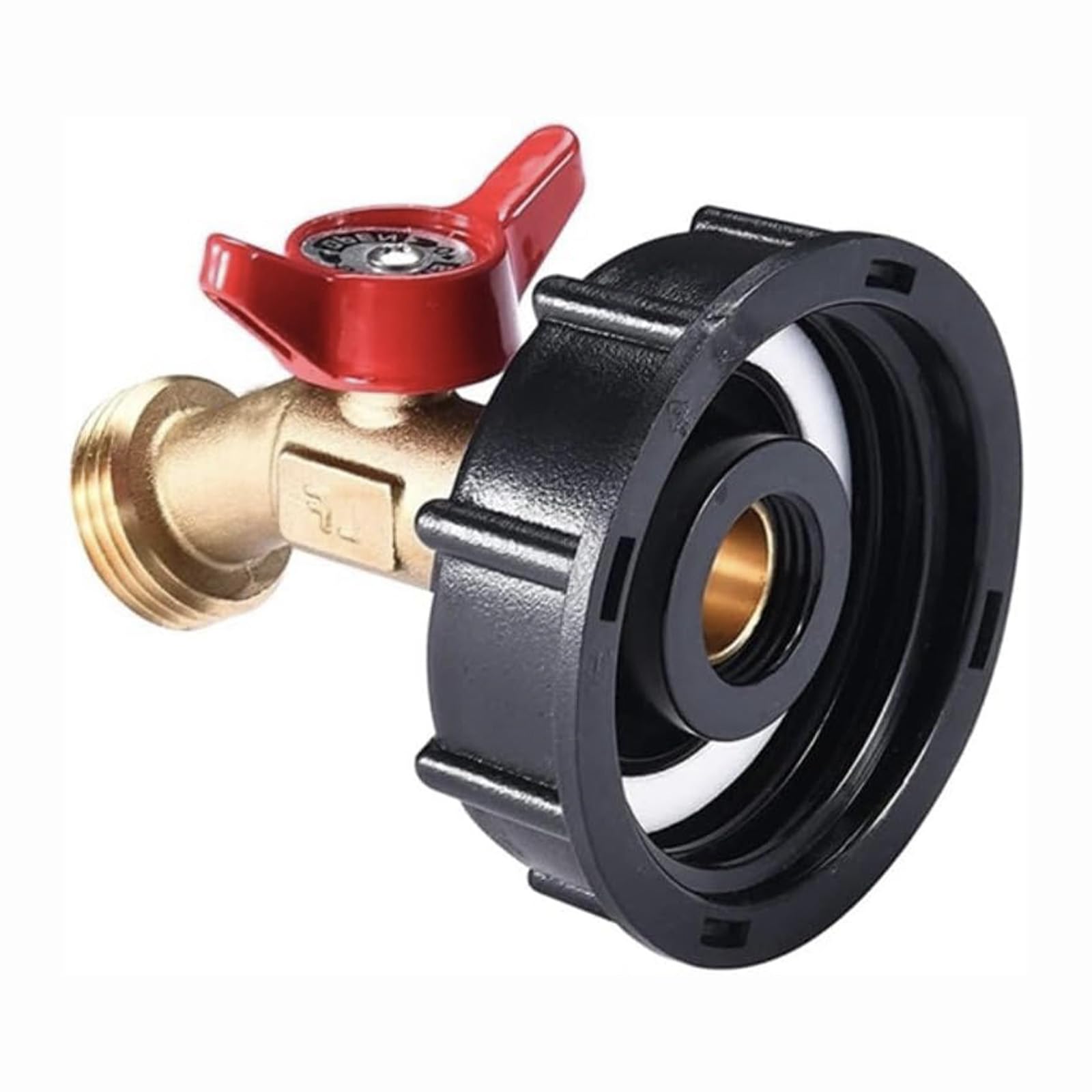 Snapklik.com : 275-330 Gallon IBC Tote Water Tank Adapter, 2 Coarse ...