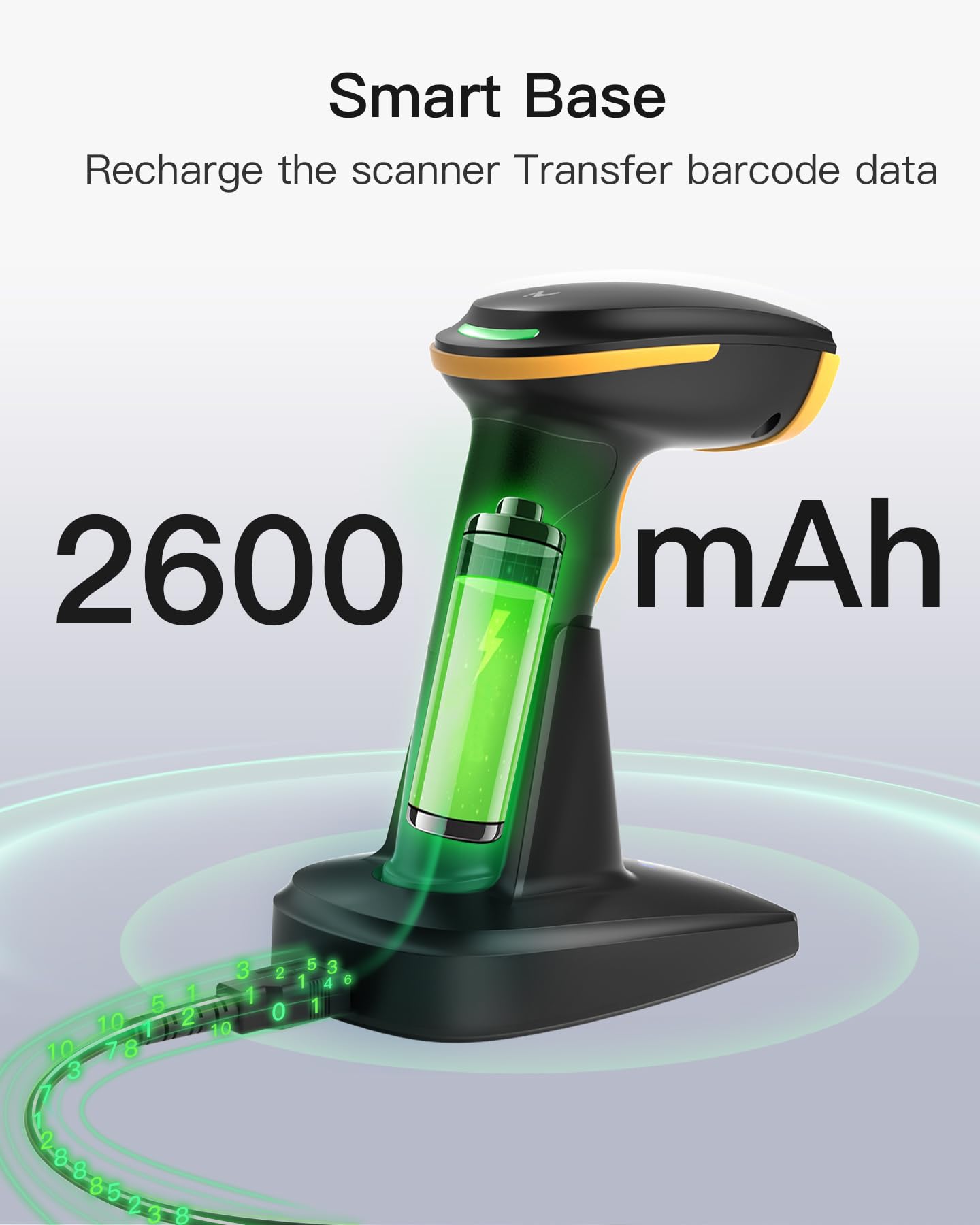 Snapklik.com : Inateck Bluetooth Barcode Scanner 2D, Wireless 2D QR ...