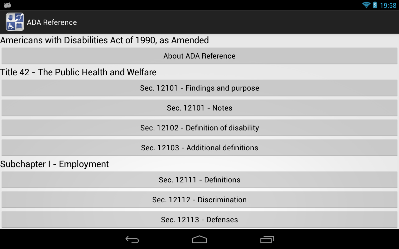 ADA Reference - App on Amazon Appstore