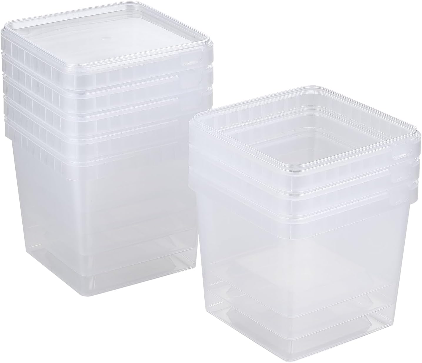 Amazon.com: Arrow Plastic 00042 5 Pack 1 Pint Stor-Keeper Freezer ...