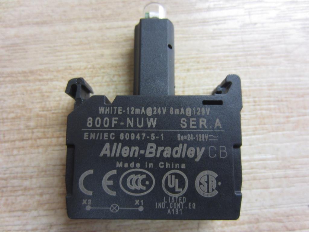 Amazon.com: Allen Bradley 800F-NUW LED Pilot Light 800FNUW : 工業與科學