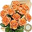 Amazon.com: FiveSeasonStuff Fake Roses Wedding Flowers Real Touch Silk ...