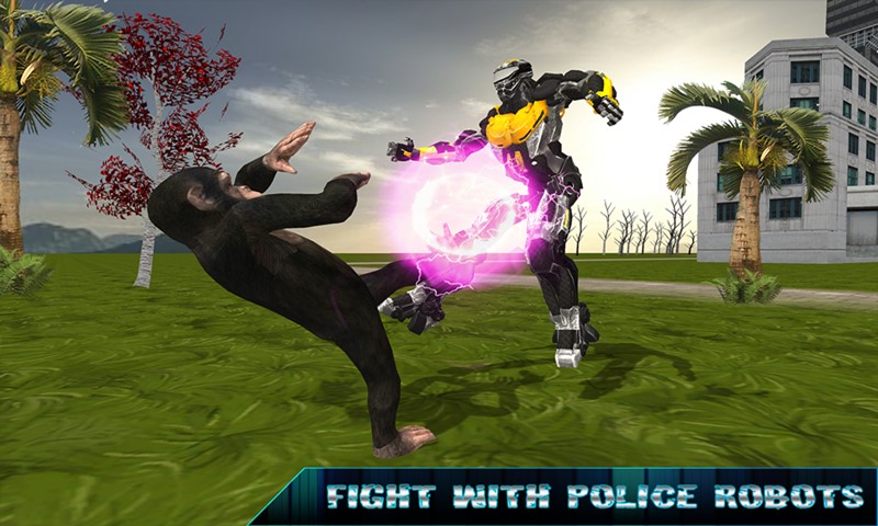 Flying Apes vs Police Robot Survival:Amazon.com:Appstore for Android