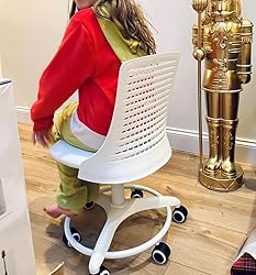 Amazon.com: OfficeFactor Kid’s Office Chair- Adjustable Height School ...
