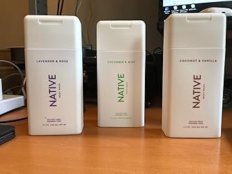 Amazon.com : Native Body Wash 3 Pack - Natural Body Wash Women & Men ...